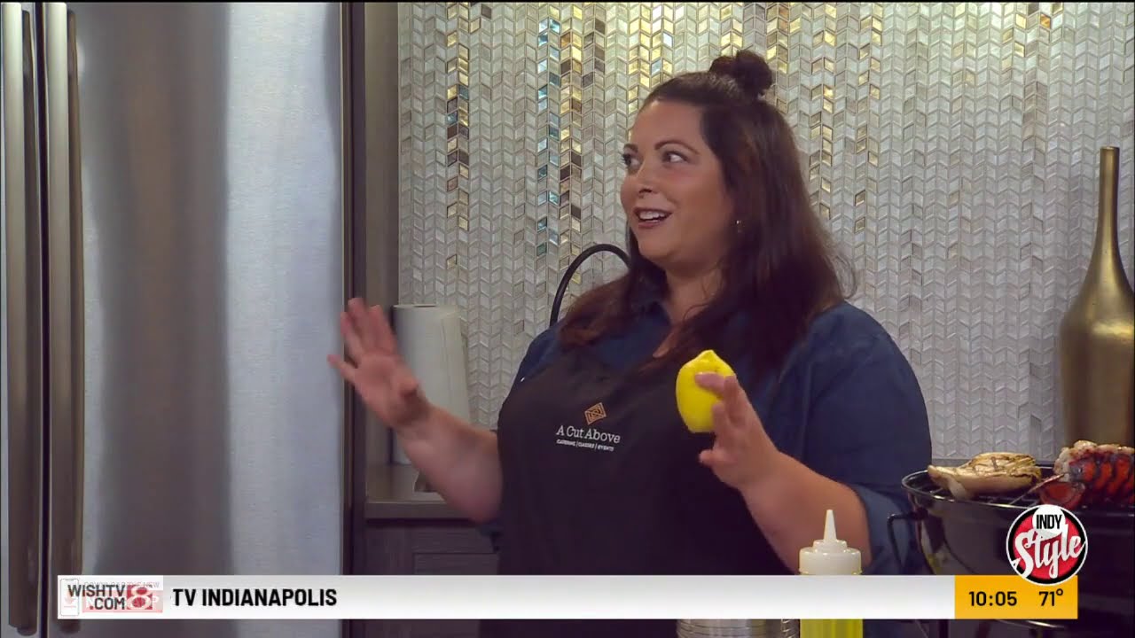 Chef Amy Grilled lobster tails with red chili pepper herb butter - YouTube