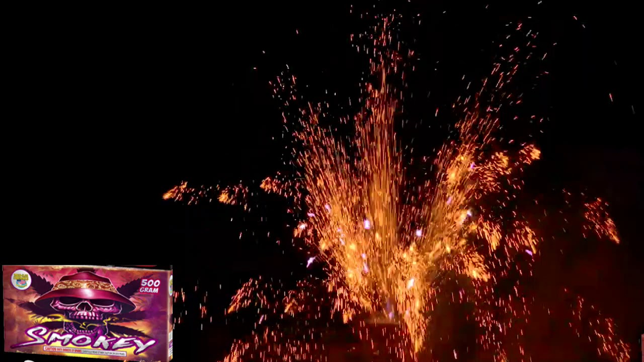 Smokey 500 Gram Fountain Firework - YouTube