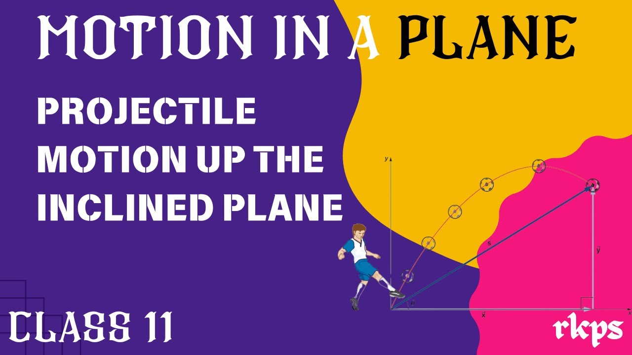 PROJECTILE MOTION UP THE INCLINED PLANE - YouTube