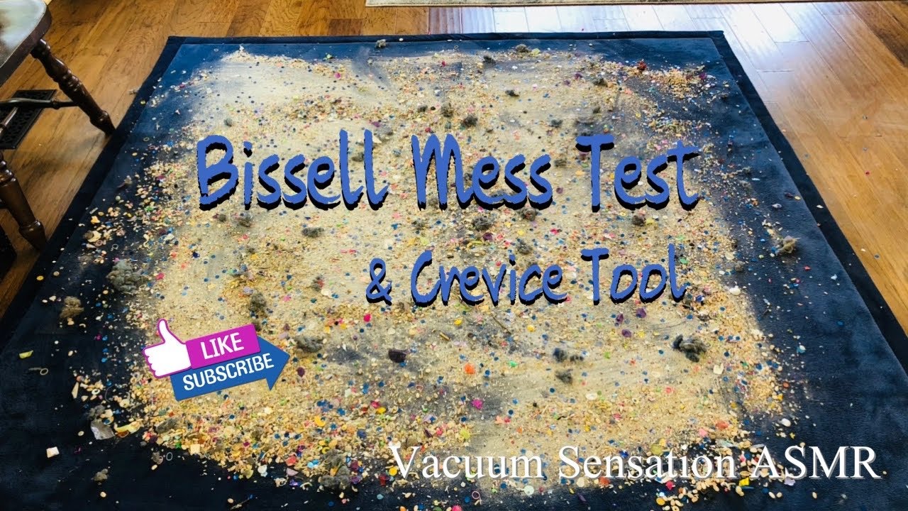 AMSR | Bissell Mess Test and Crevice Tool | Blue Rug 💙 - YouTube