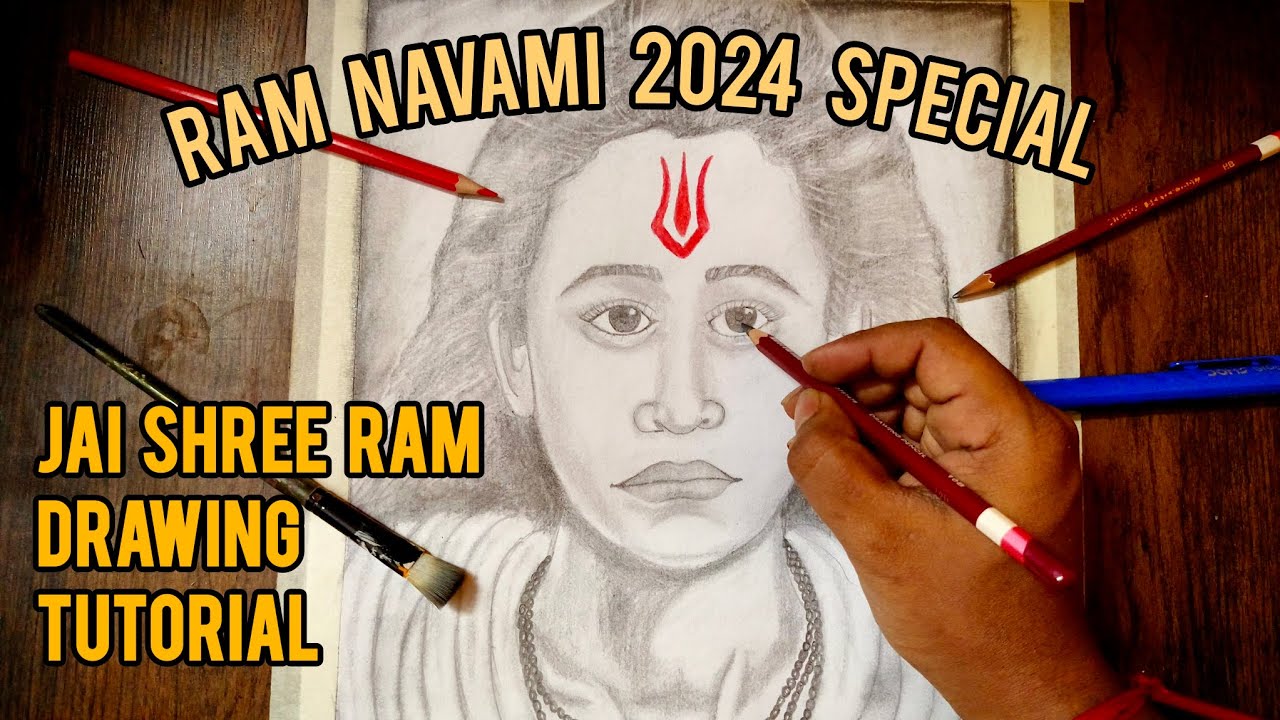 Ram Navami 2024 Special Drawing Tutorial of Lord Shree Ram | Shri Ram ...