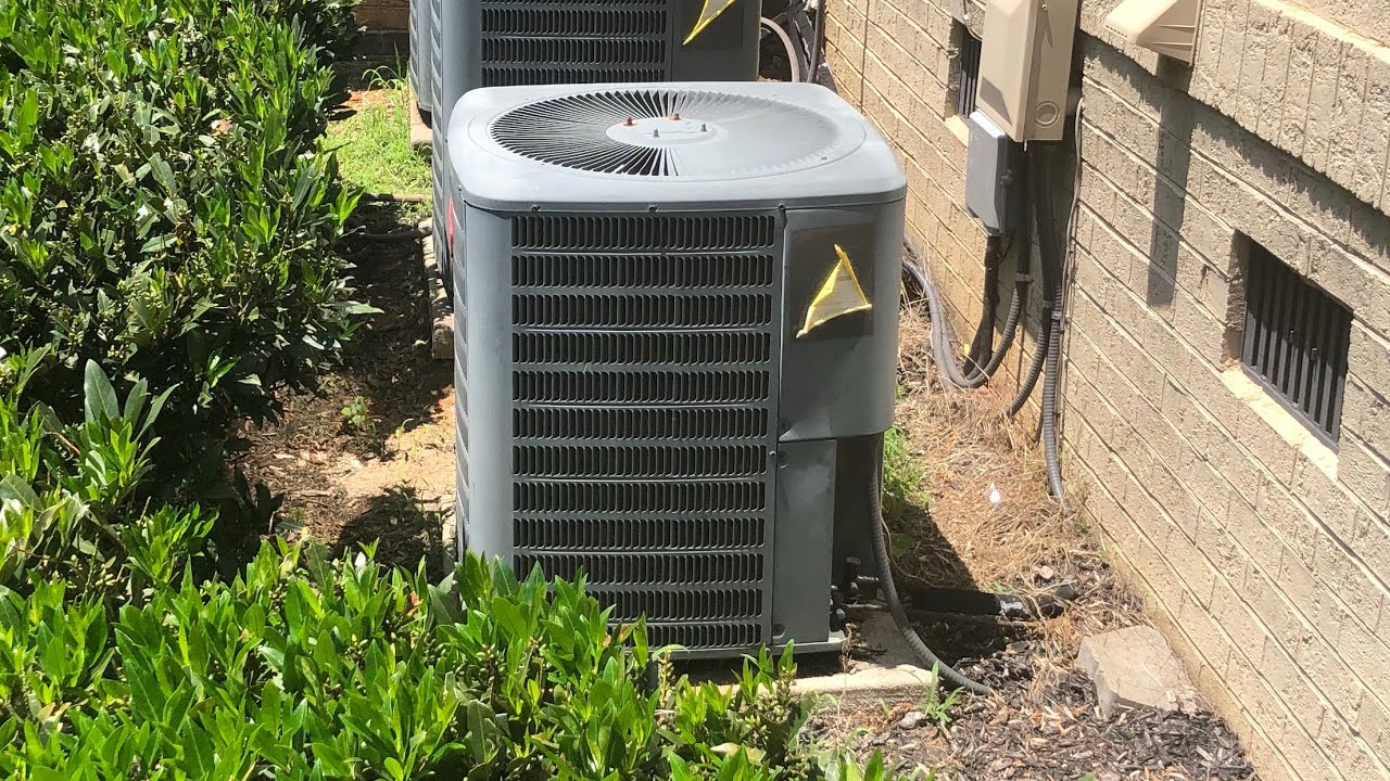 3rd Floor Goodman GSC13 Air Conditioner - Startup For 2023 - YouTube