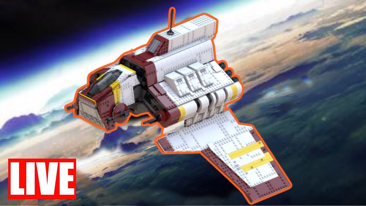 Building A Custom LEGO Star Wars Republic Attack Shuttle! - YouTube
