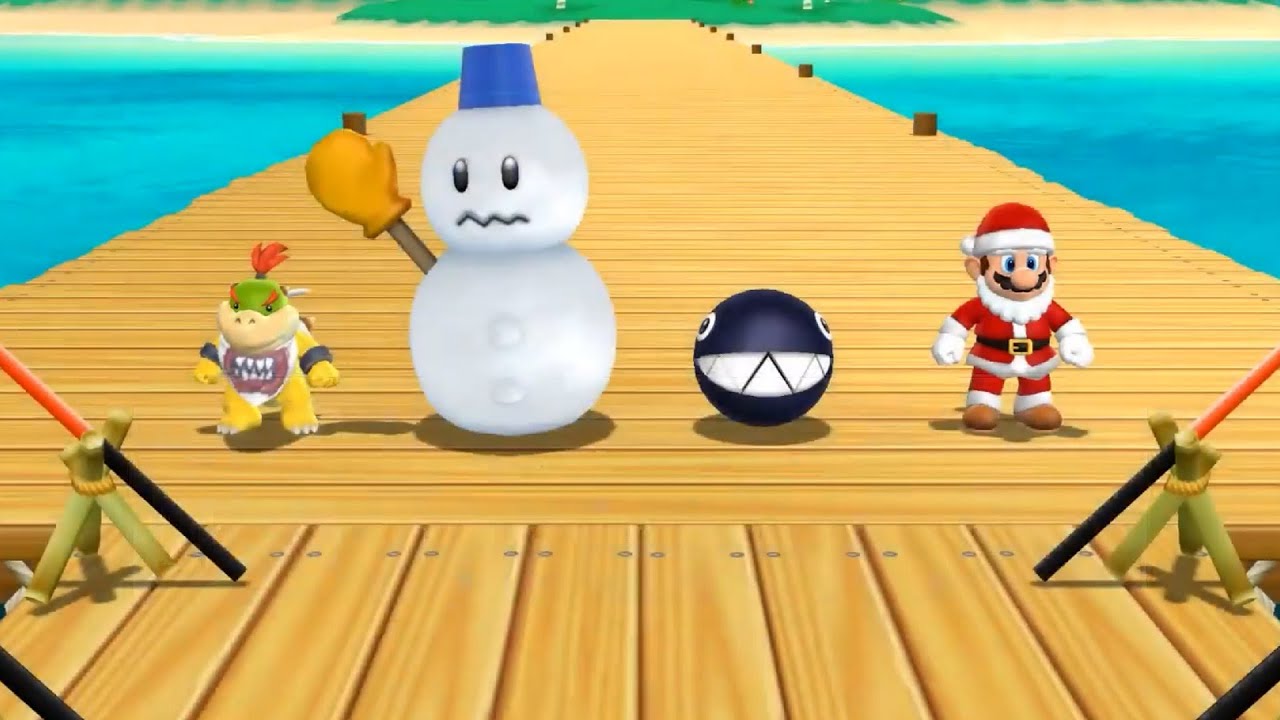 Mario Party 9 - Who Wins the Step It Up Challenge - Bowser Jr, Chain ...