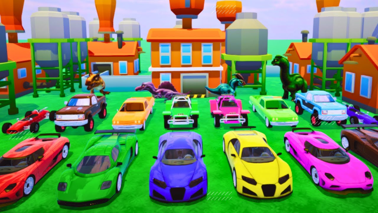 Ultimate 3D Car Adventure: Conquer Obstacles & Survive Dinosaur Attacks ...