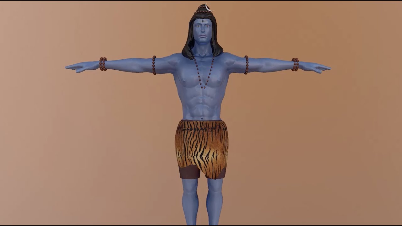 Lord Shiva 3d Model - YouTube