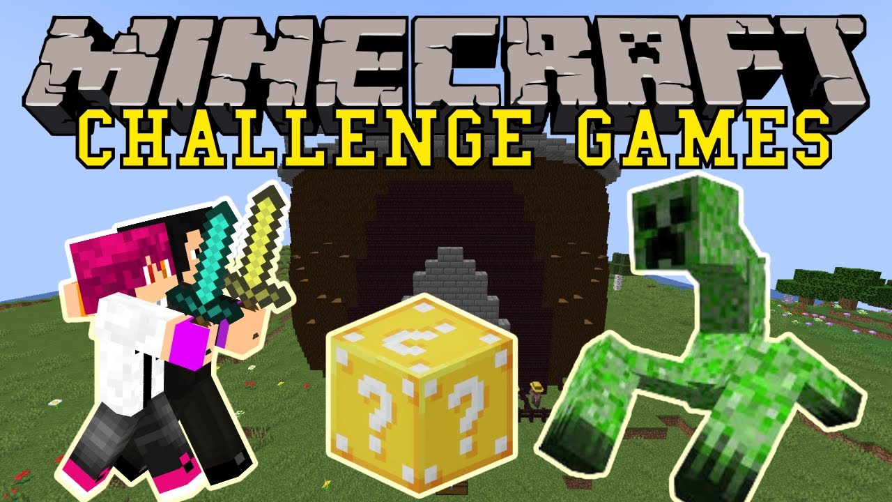Minecraft CHALLENGE GAMES: MUTANT CREEPER MOD - LUCKY BLOCK MOD - YouTube