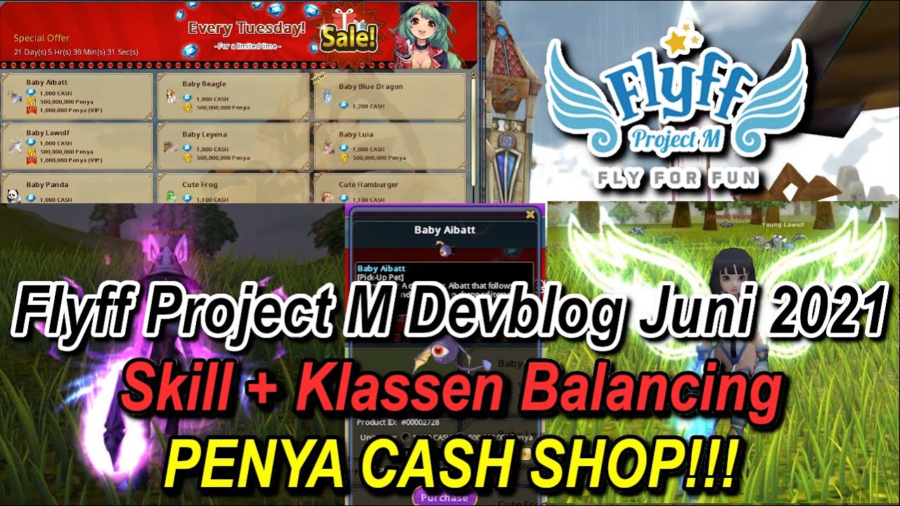 Flyff Project M (Flyff Universe): Devblog Juni 2021 - Skill + Klassen ...