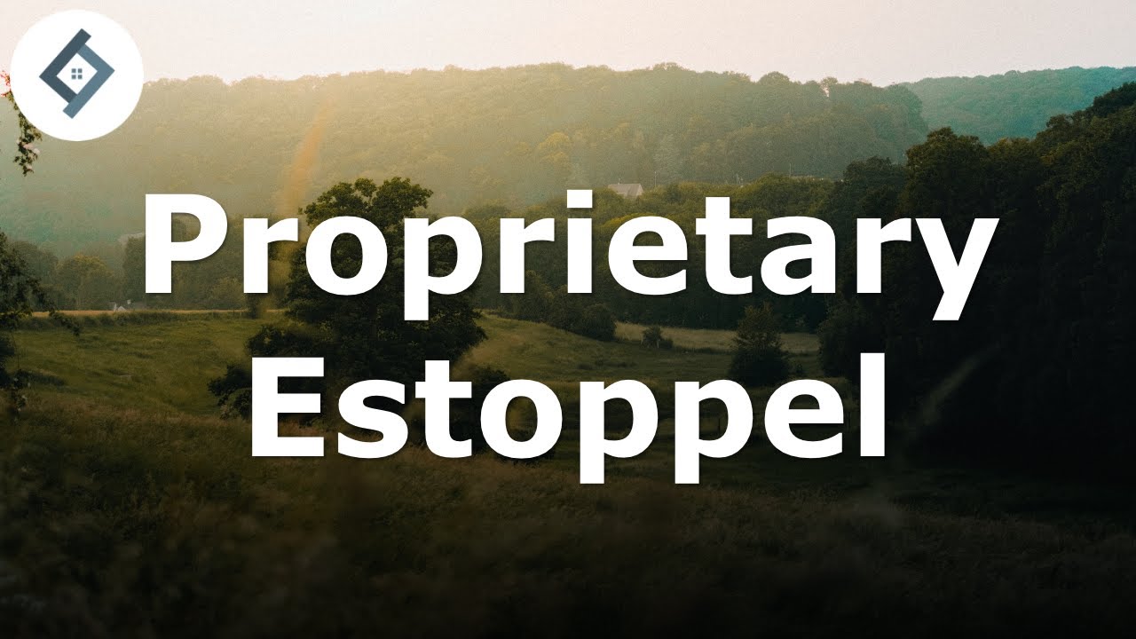 Proprietary Estoppel