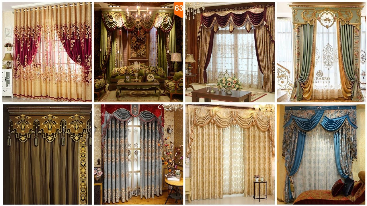 Most Beautiful And Luxury Curtains Designs For Living Room And Bedroom ...