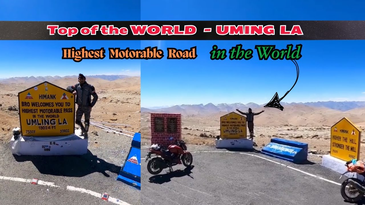 Umling La - Highest Motorable Pass in The World | Hanle to Umling La ...