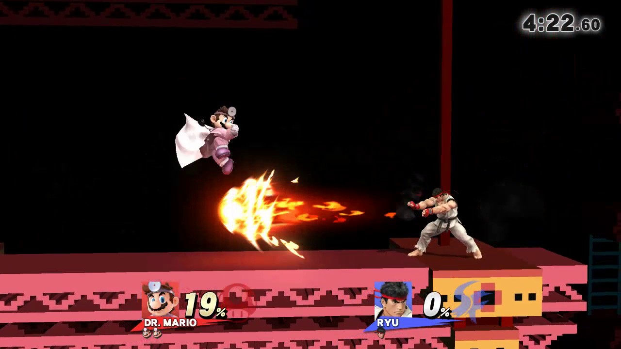 Super Smash Bros. for Wii U- Dr. Mario vs Ryu - YouTube