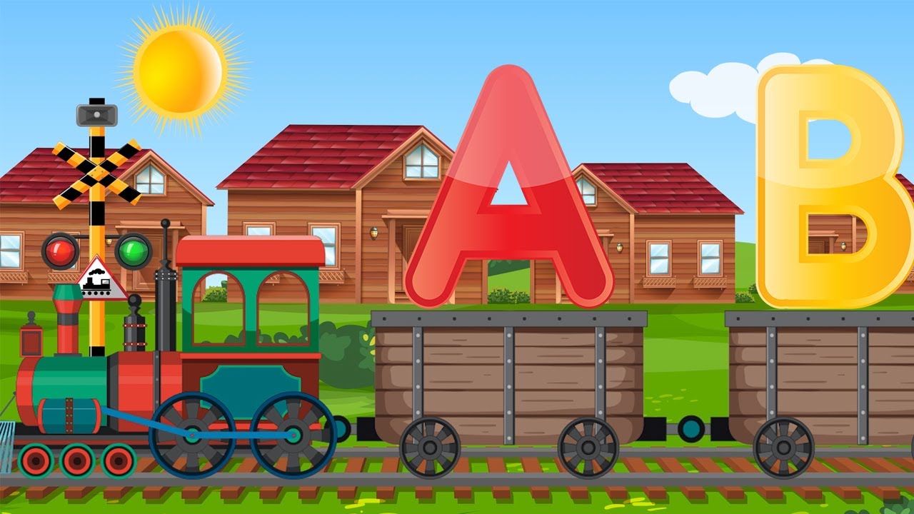 Learn Alphabet Train Song -ABC Train song for children - YouTube
