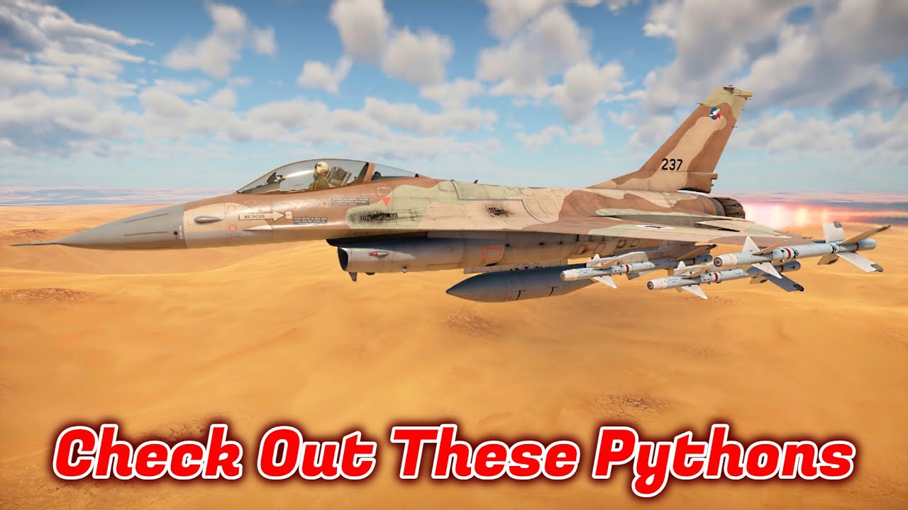 Netz - Python 3s Are Great, But Are Not Game Breaking - F-16 Netz [War Thunder] - YouTube