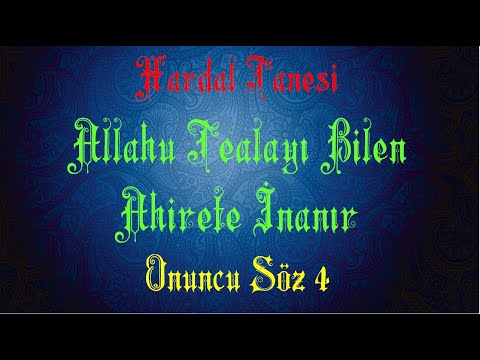 Allaha cc İnanan Ancak Ahirete İnanır