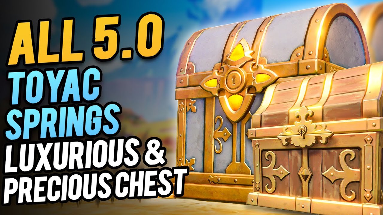 Toyac Springs ALL Luxurious & Precious Chest Locations Genshin Impact 5 ...