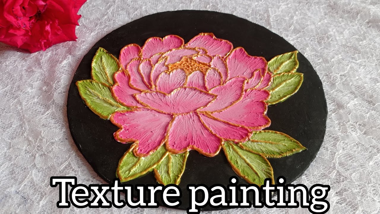 texture painting ||texture art wall decor - YouTube
