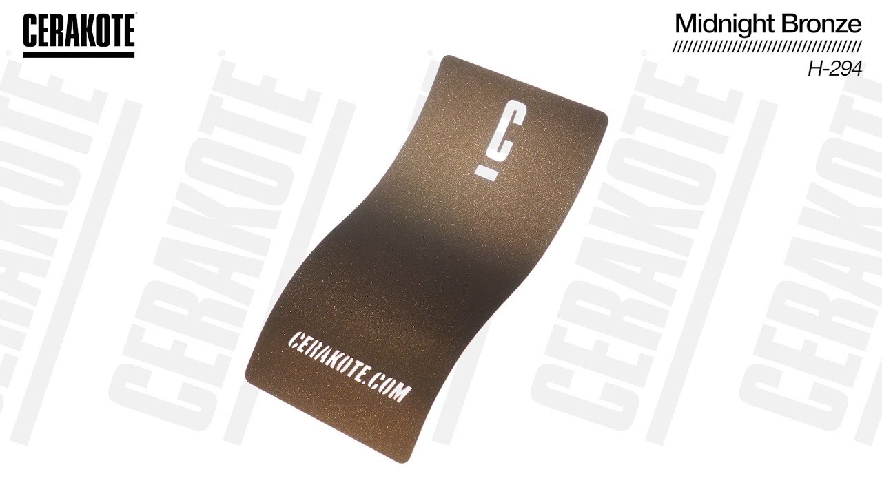 Cerakote Midnight Bronze H-294 - YouTube