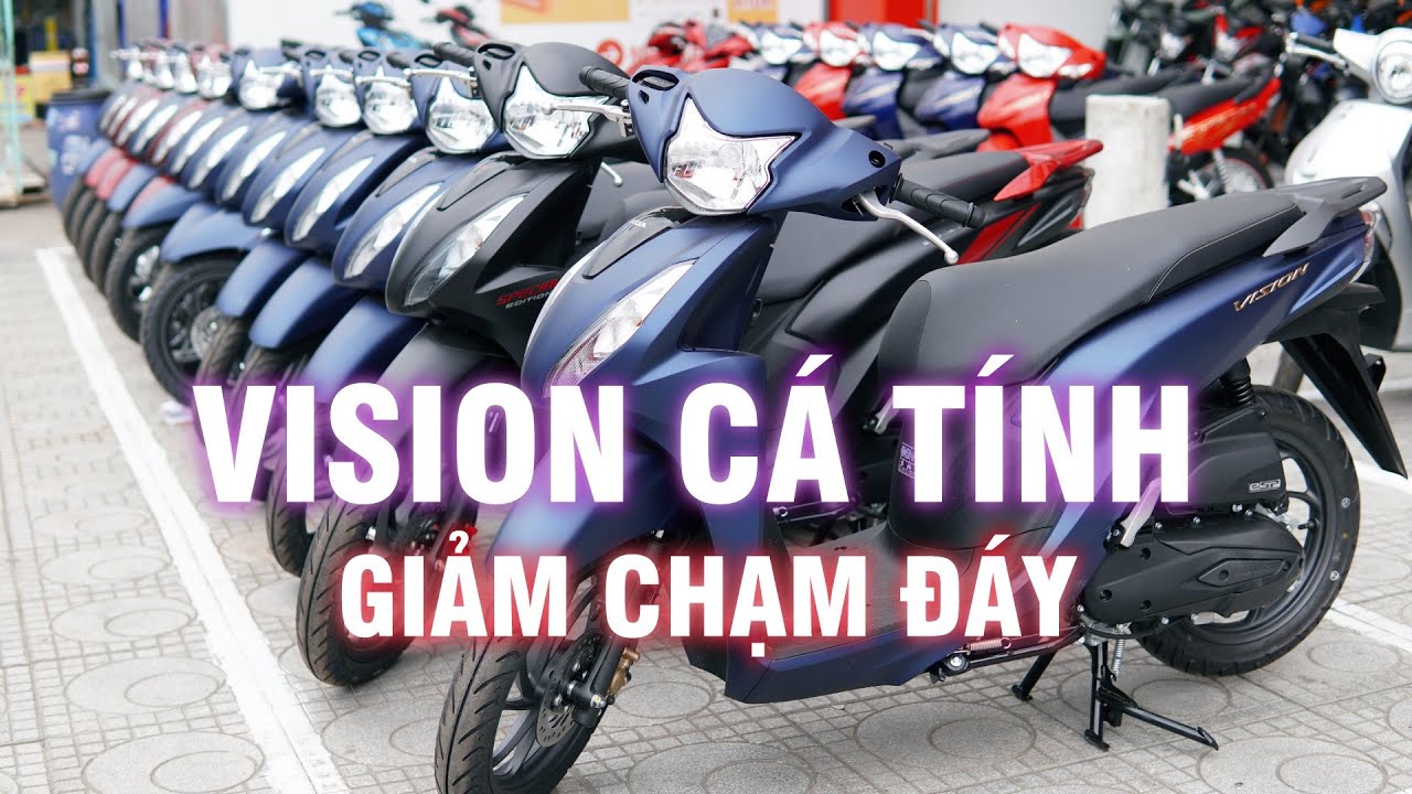 Giá xe Honda Vision cá tính chạm đáy | Vision 2023 | Xe máy trả góp ...