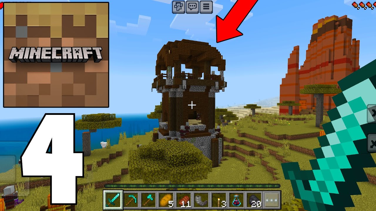 Minecraft Trial - 2024 Survival Gameplay Part 4 - PILLAGER TOWER AND ...