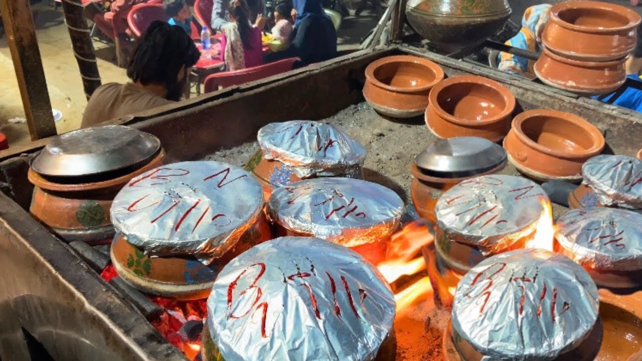 Live Making Matka Biryani | Spicy Matka Biryani | Making Biryani On ...