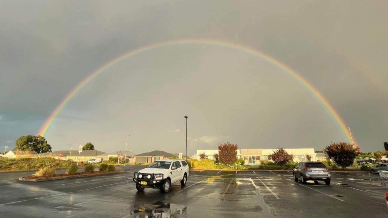 An Extra Ordinary Rainbow Caught on Our Camera - YouTube