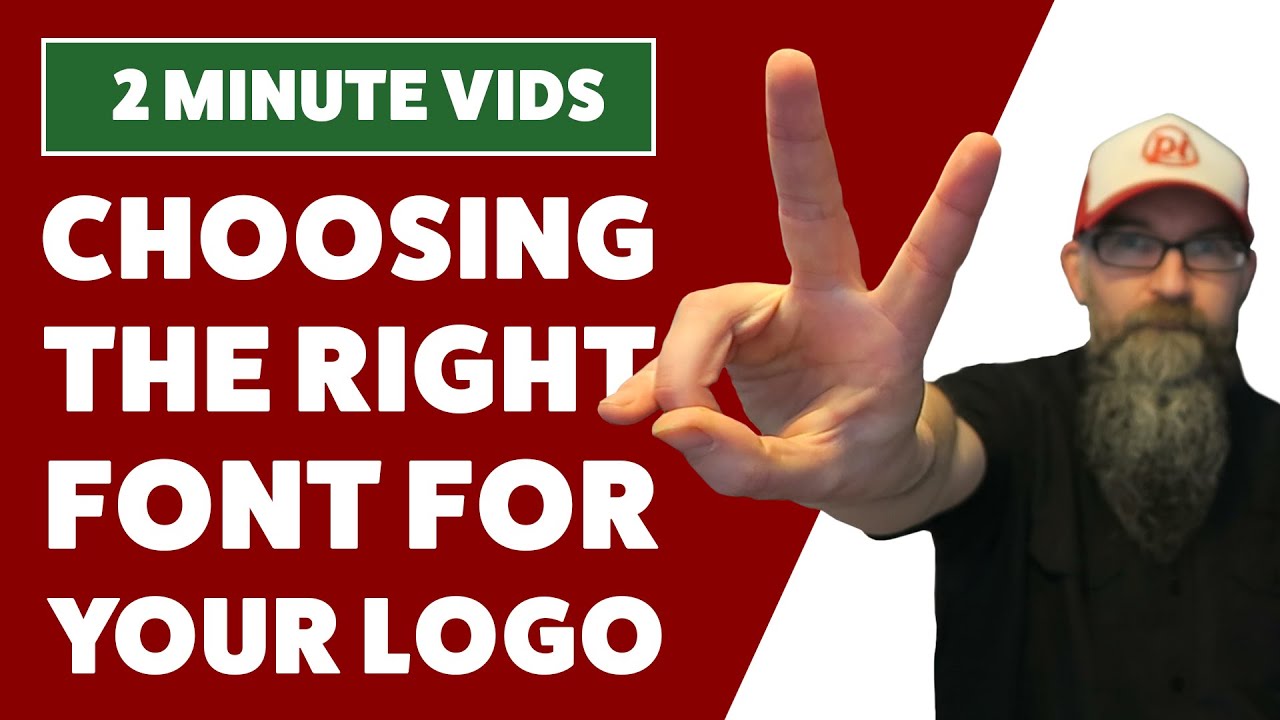 Choosing the right font for your logo. - YouTube