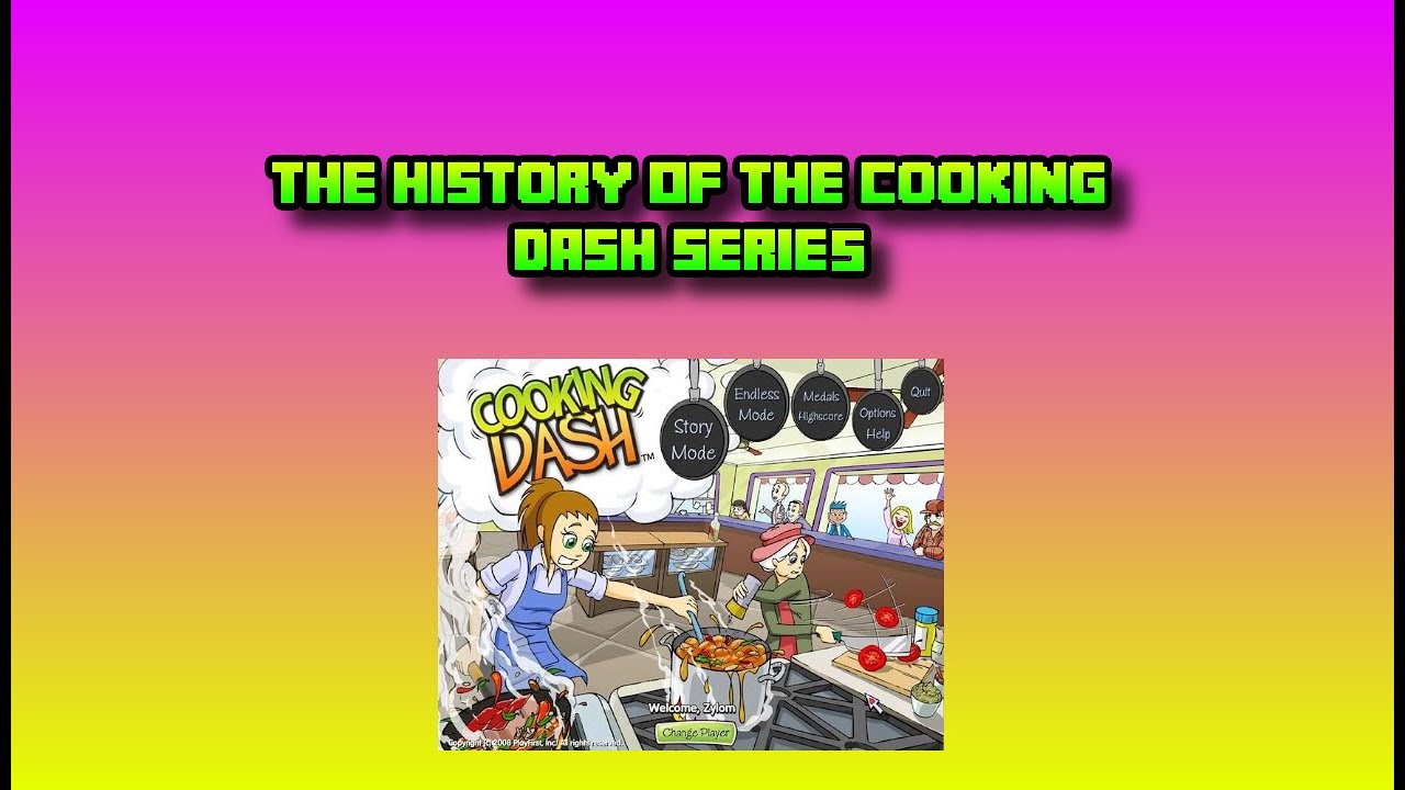 The History Of The Cooking Dash Series - YouTube