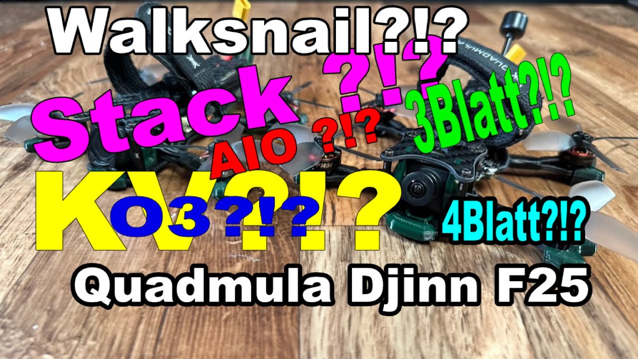 Quadmula Djinn F25 Setup Konfiguration ?!? #justRAW - YouTube