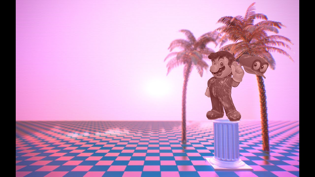 Super Mario Odyssey - Main Theme - Vaporwave - Mario Wave - YouTube