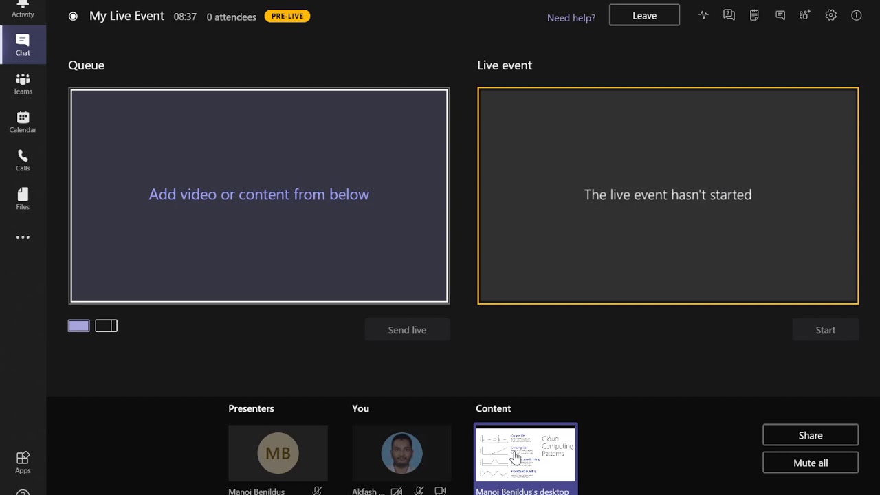 Microsoft Teams 101: 3: Live Event - YouTube