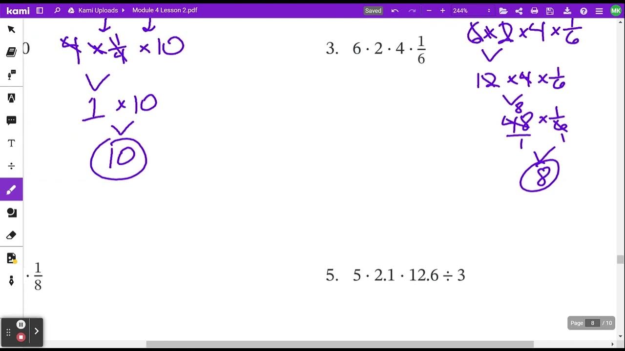Eureka Squared - Grade 6 - Module 4 - Lesson 2 - YouTube