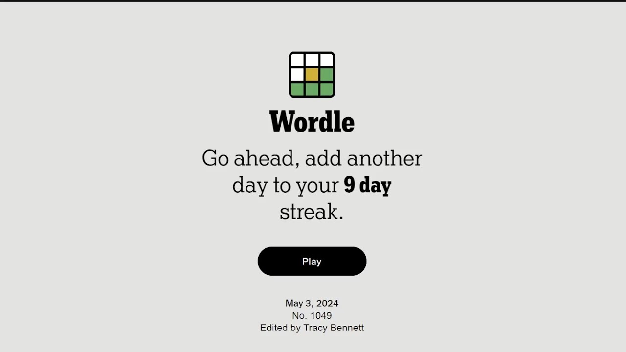May 3, 2024 - Wordle, Connections, and Strands (The New York Times ...