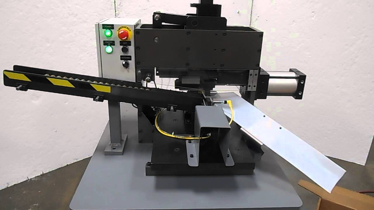 Welding Nozzle Automatic Roll Marking Machine - YouTube