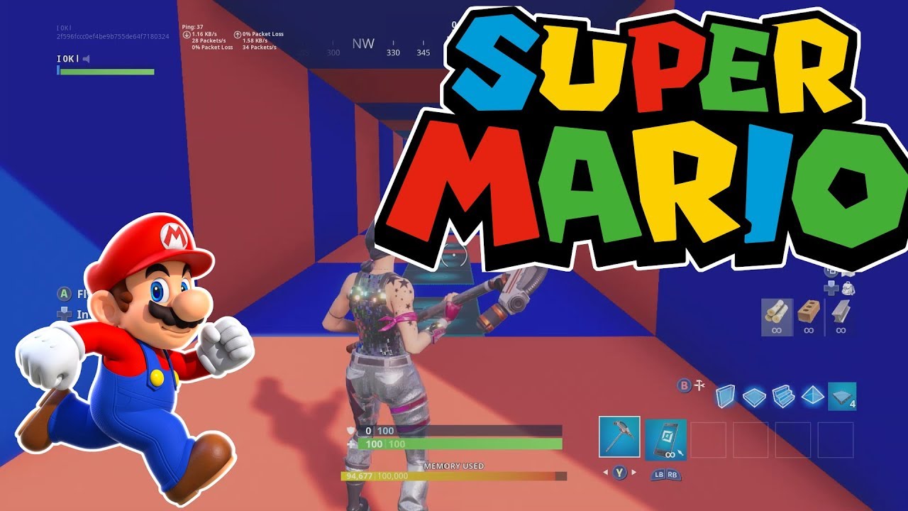 Super Mario Bros Theme Song (Fortnite Creative Version) - With Island ...