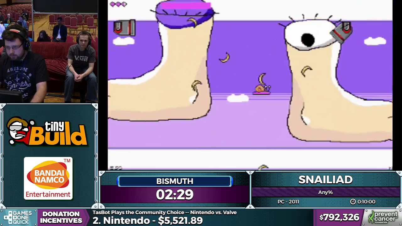 Snailiad by bismuth in 7:17 - Awesome Games Done Quick 2017 - Part 136 ...