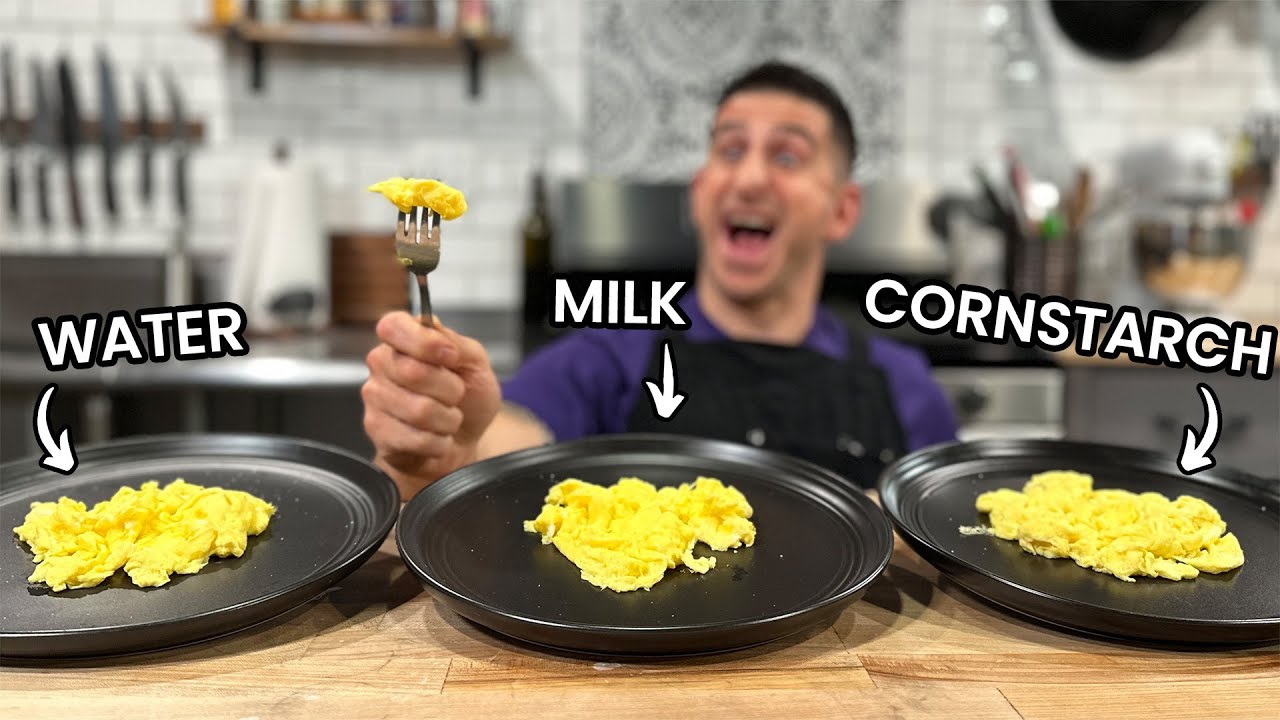 What's The BEST Add-In Ingredient For Scrambled Eggs? - YouTube