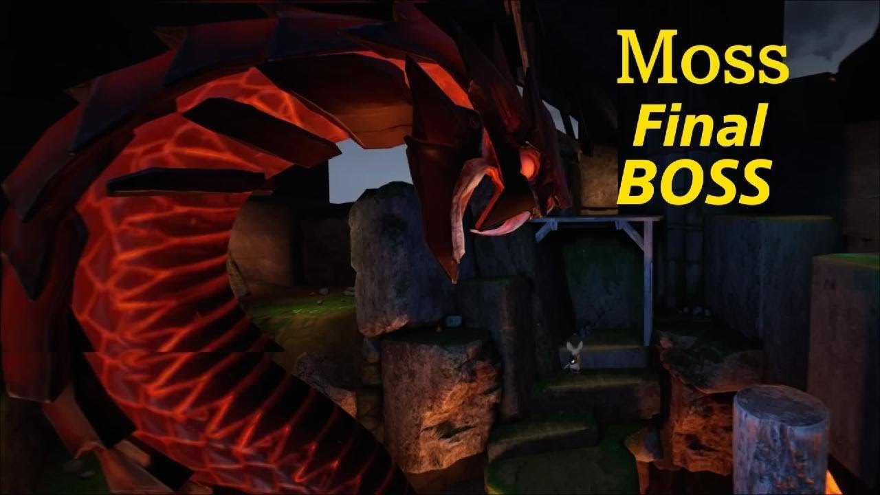 Moss Remaster: Final Boss VR2 PS5 - YouTube