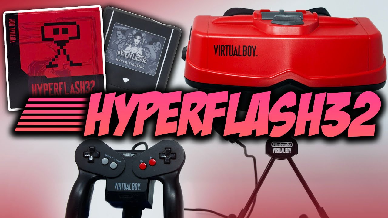 HyperFlash32 - Virtual Boy eInk ROM Cart - YouTube