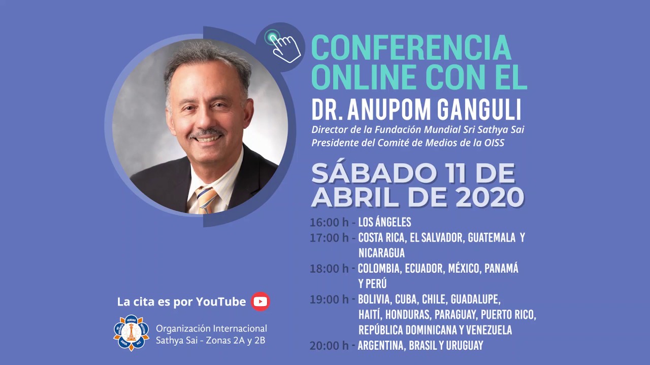 Charla On line Dr. Anupom Ganguli - 11 de abril del 2020 - YouTube