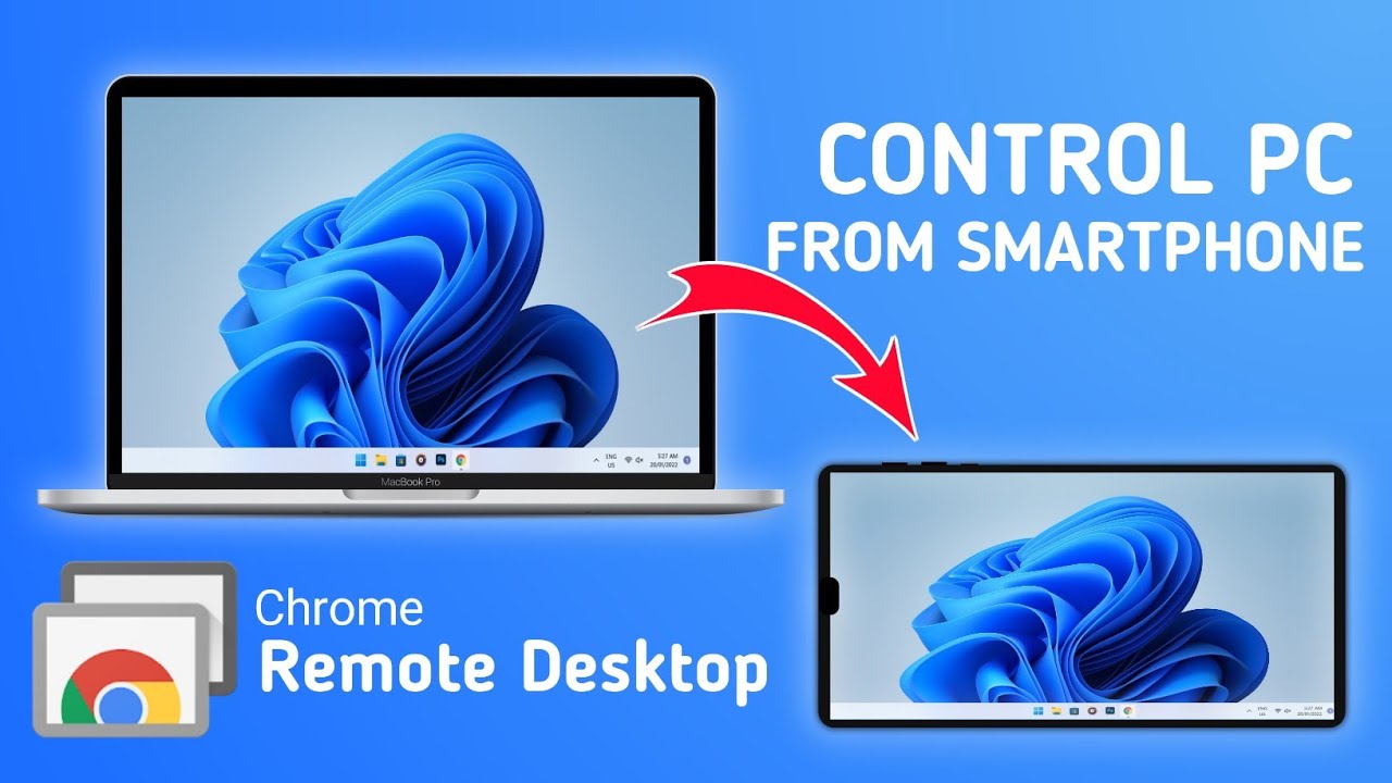 Control PC from your smartphone using Chrome remote desktop || Tutorial ...