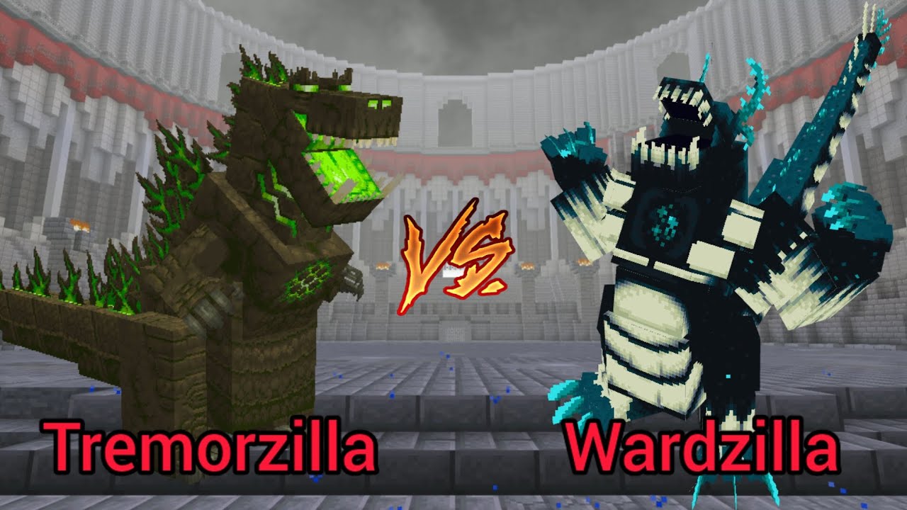 Minecraft Mobs Battle Tremorzilla VS Wardzilla #032 - YouTube