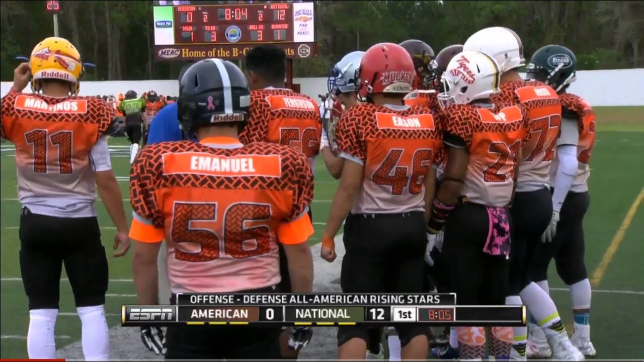 Isaac Kinsey WR- Offense Defense "Rising Stars" All American Bowl Game ...