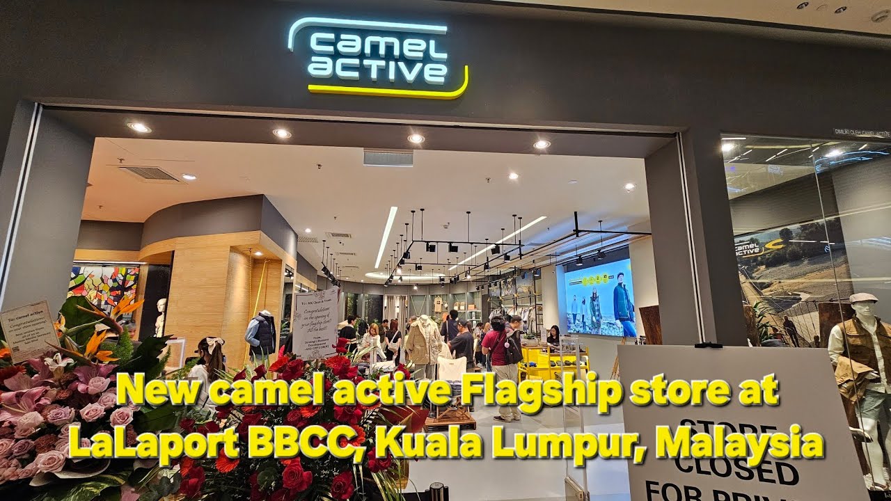 Quick look at the new camel active Flagship store in Kuala Lumpur - YouTube