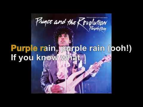 Prince - Purple Rain [Lyrics Audio HQ] - YouTube