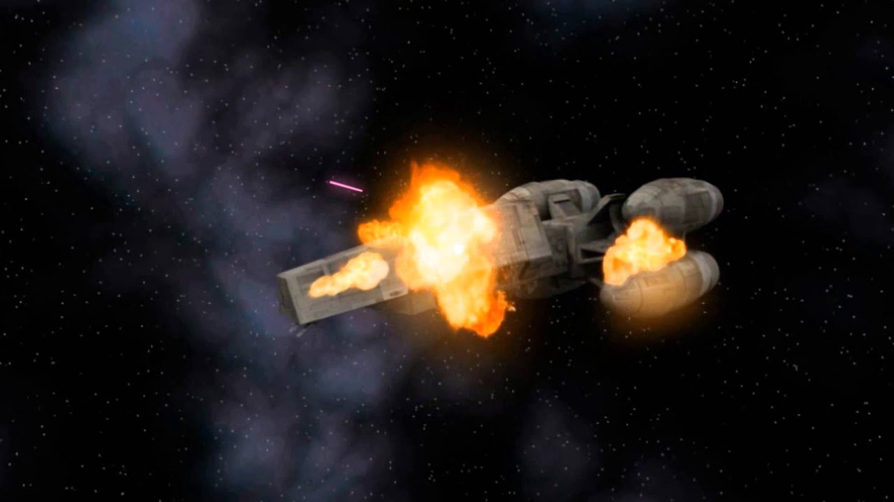 Spaceship Explodes - YouTube