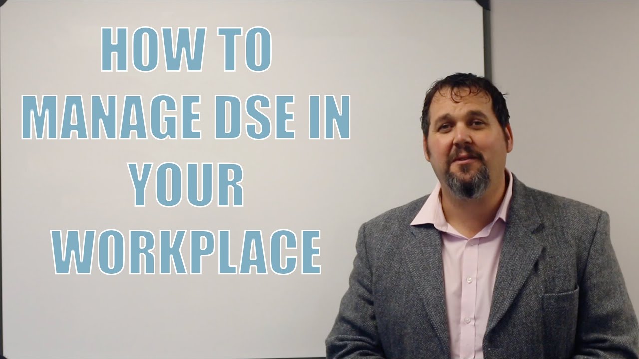 How to manage DSE in your workplace - SAMS Safety Snippets - YouTube