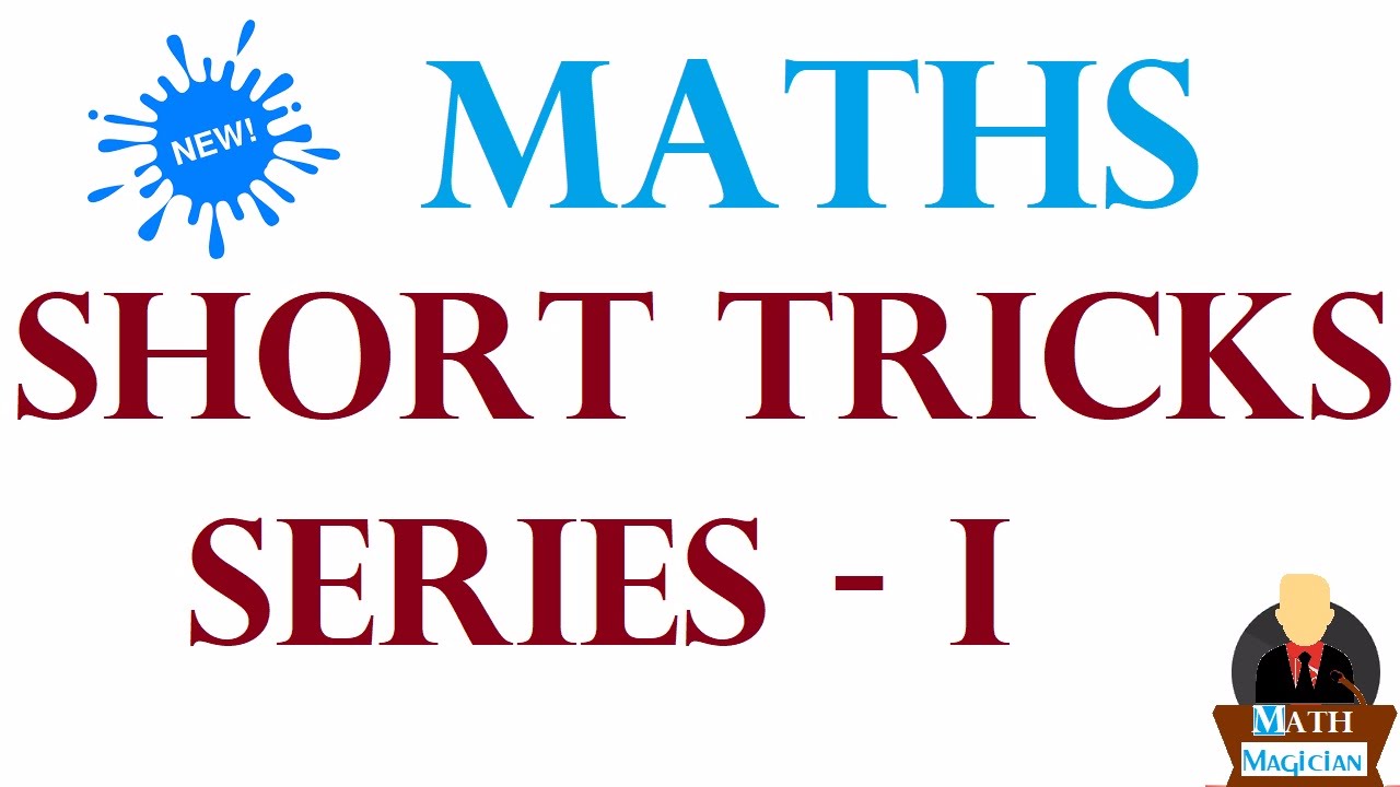 Math Short Tricks Series Part 1 YouTube math-short-tricks-series-part-1-youtube