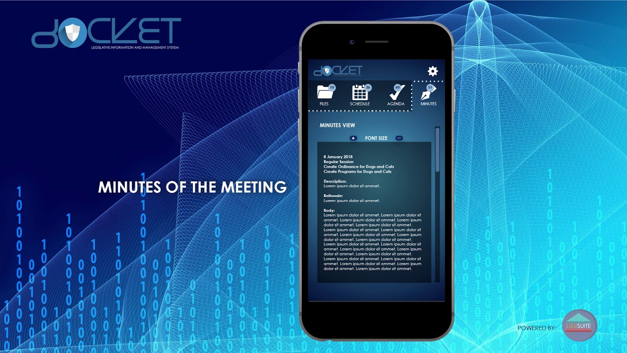 Docket - Legislative Information and Management App - YouTube