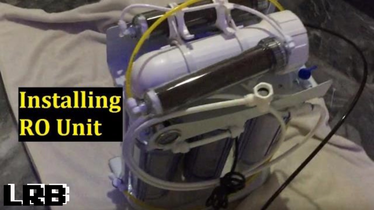 How to Install Reverse Osmosis RO Unit - YouTube